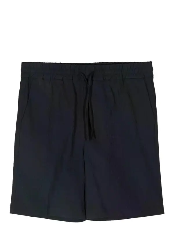 LARDINI Drawstring-waist Track Shorts - Blue