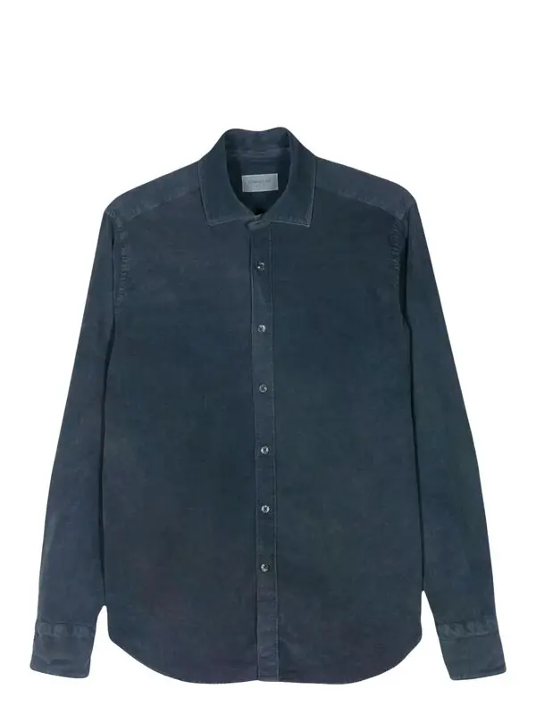 TINTORIA MATTEI 954 Corduroy Shirt - Blue