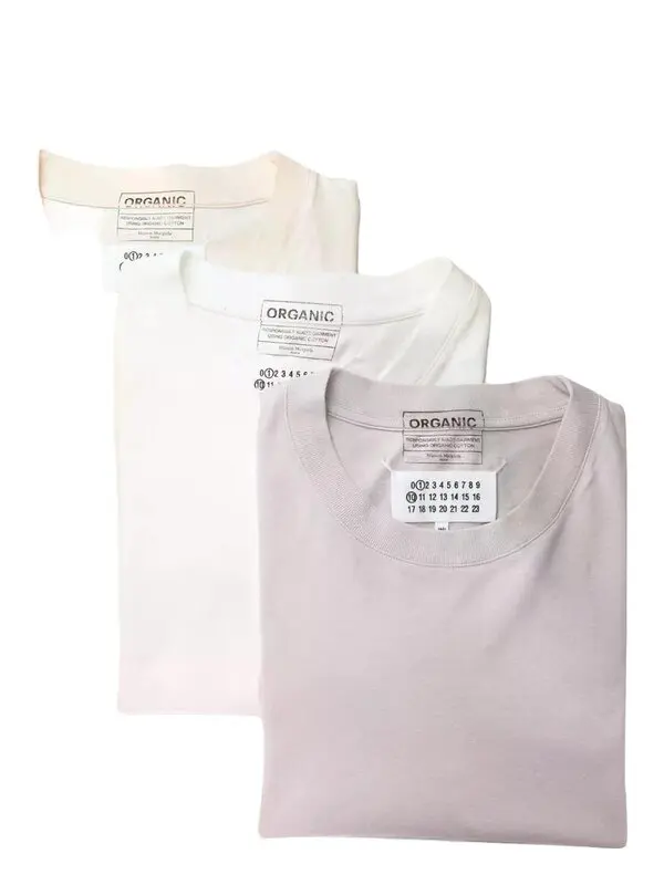 MAISON MARGIELA Cotton T-shirt Set - Grey