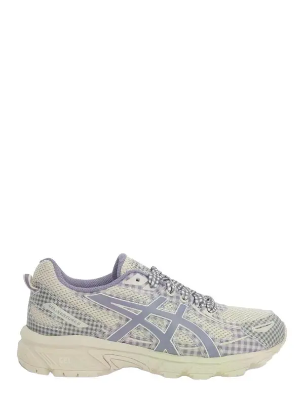 Asics X Story Mfg Gel-venture Gingham-check Sneakers - Neutrals