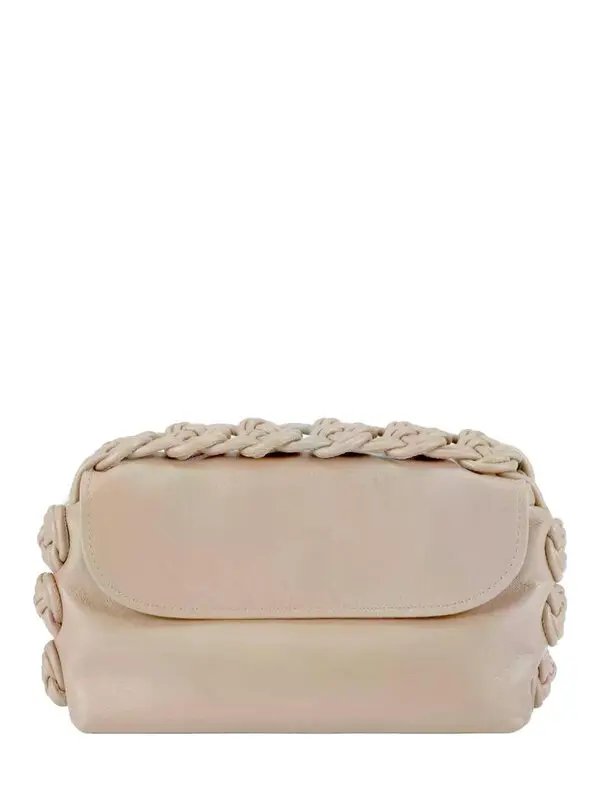 Shanghai Tang Knot-detail Clutch - Neutrals