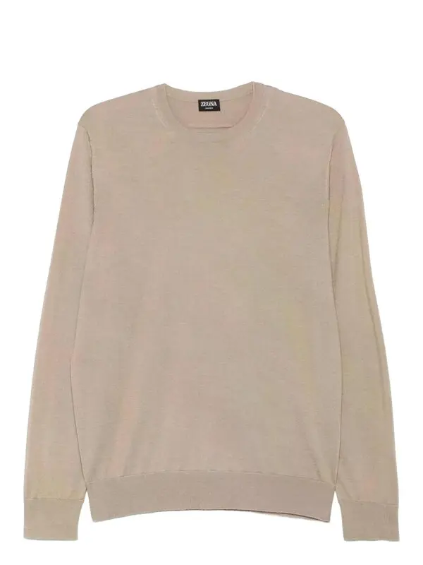 Zegna Fine-knit T-shirt - Neutrals