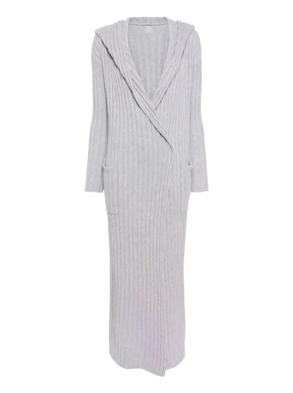 TEDDY CASHMERE Amalfi Chunky-knit Cashmere Cardigan - Grey