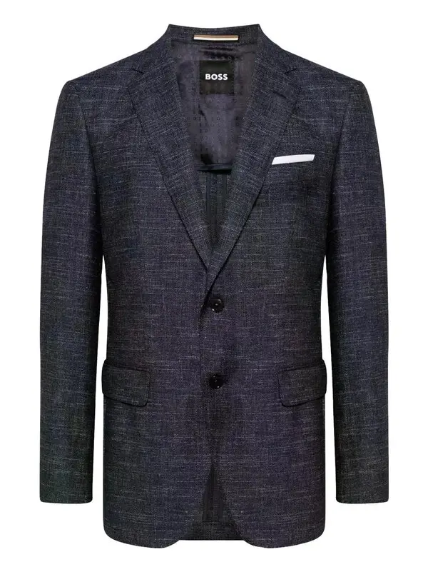 BOSS Single-breasted Blazer - Blue