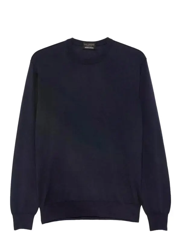 DELL'OGLIO Fine-knit Cashmere Sweater - Blue