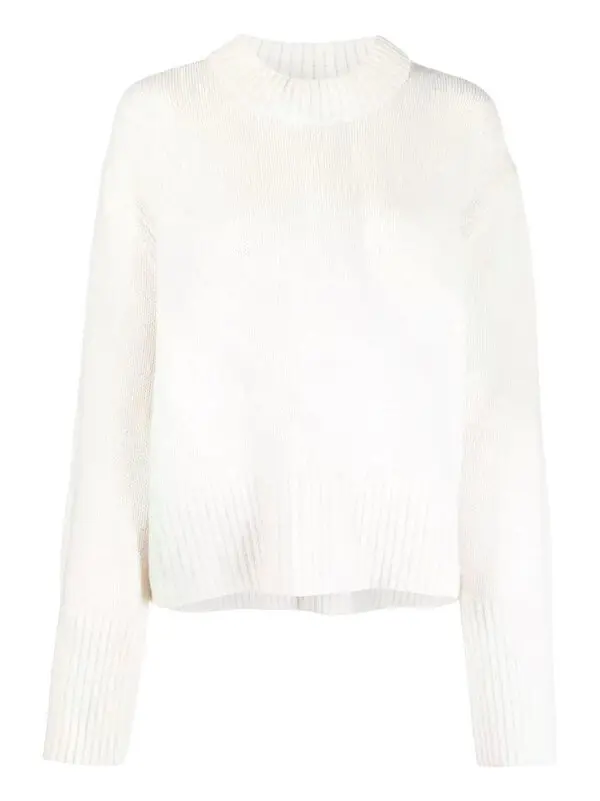 LISA YANG Crew-neck Cashmere Jumper - Neutrals