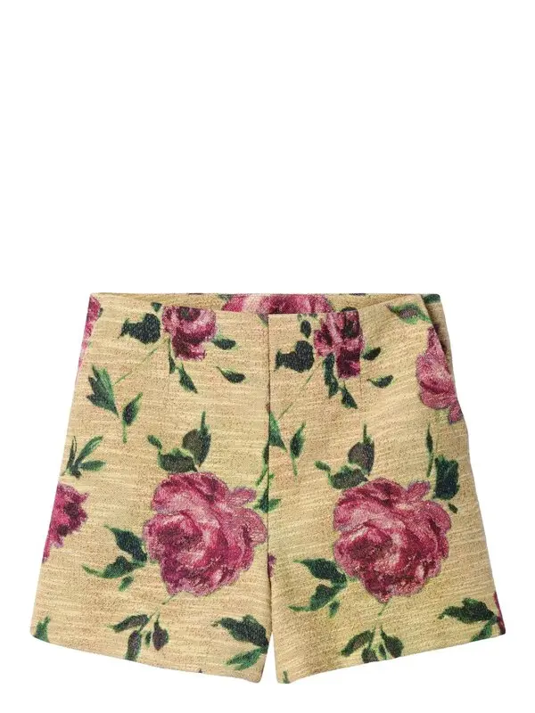 La DoubleJ Margarita Jacquard Shorts - Neutrals
