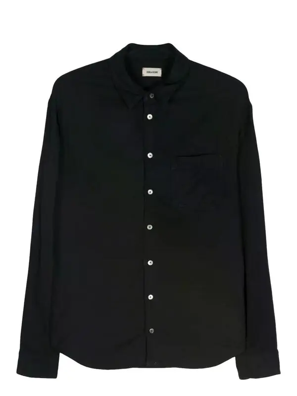 Zadig&Voltaire Tyrona Long-sleeve Shirt - Blue
