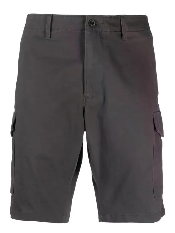 Tommy Hilfiger Logo-embroidered Cargo Shorts - Grey