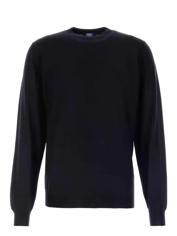 Fedeli Argentina Virgin Wool Sweater - Blue