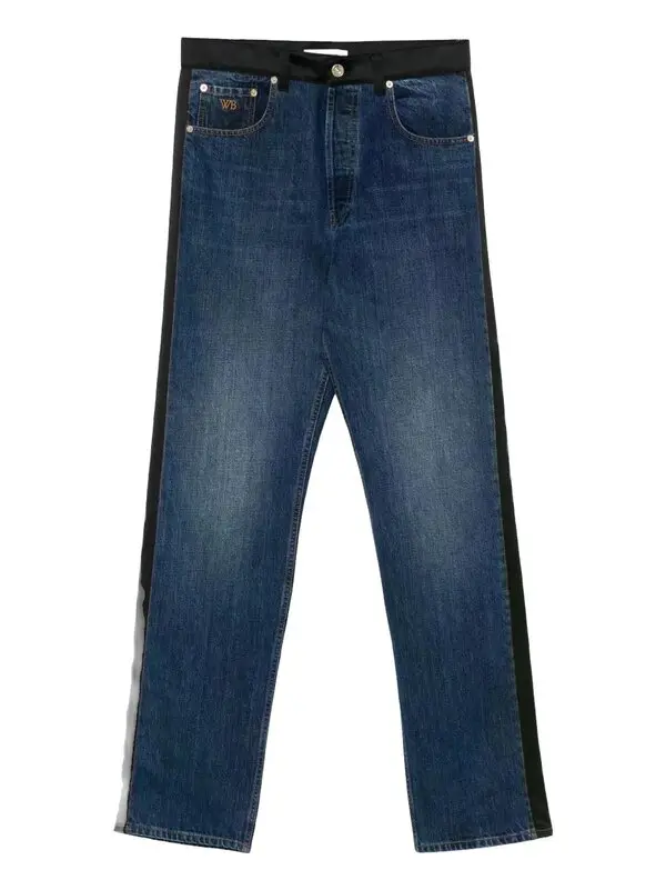 WALES BONNER Echo Jeans - Blue