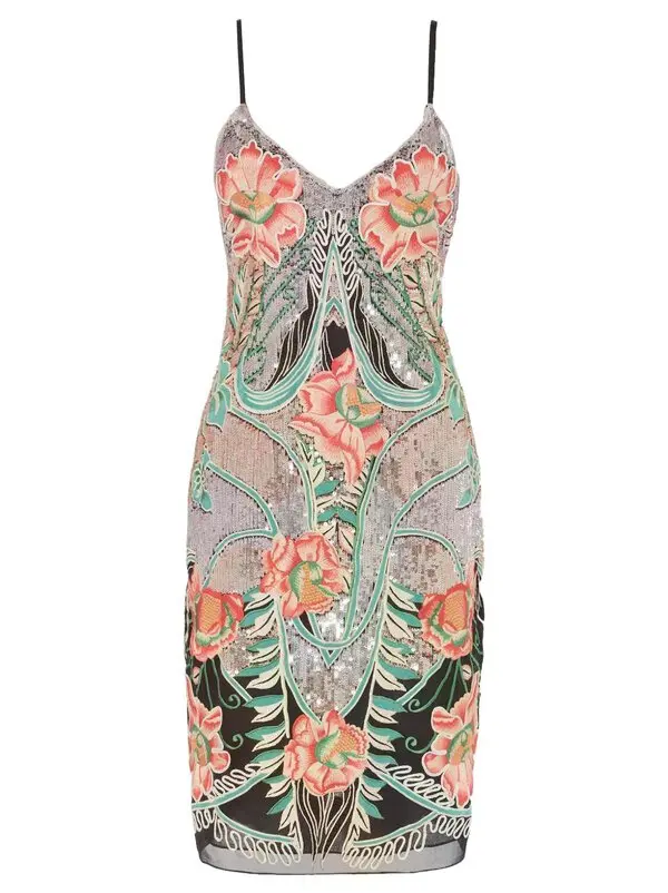 TEMPERLEY LONDON Gracia Mini Dress - Black
