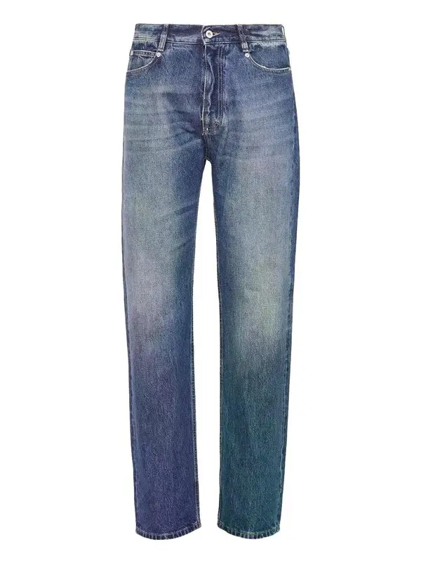 FERRAGAMO Straight-leg Denim Trousers - Blue