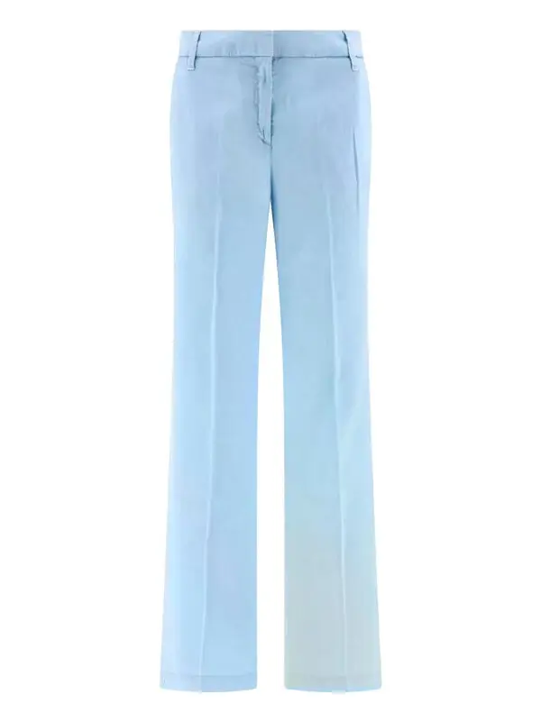 Jacob Cohen Pressed-crease Straight-leg Trousers - Blue