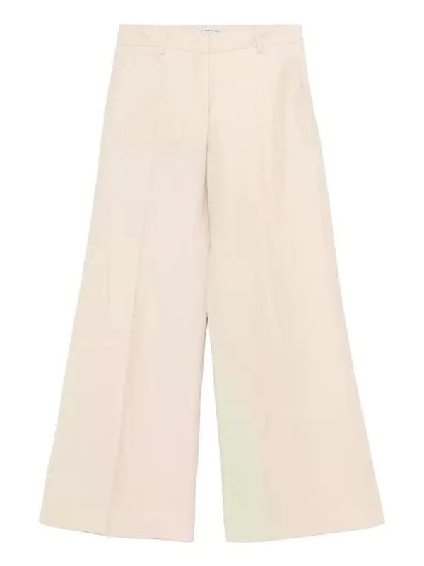 Alberto Biani Wide-leg Trousers - Neutrals