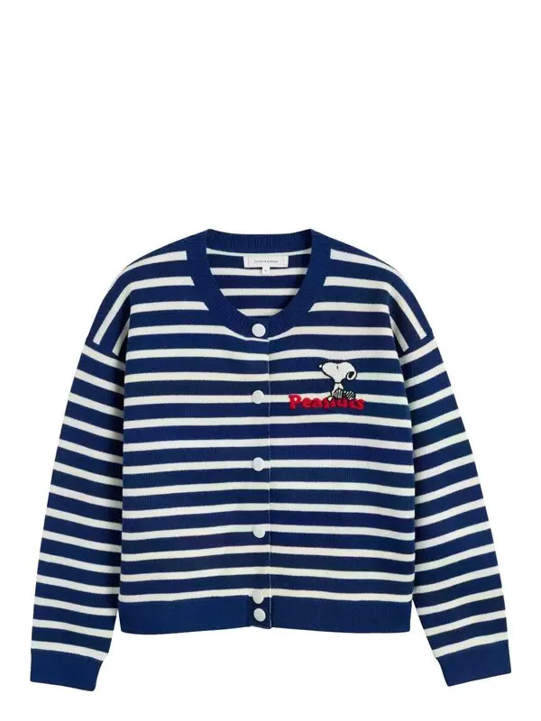 Chinti & Parker Snoopy Cardigan - Blue