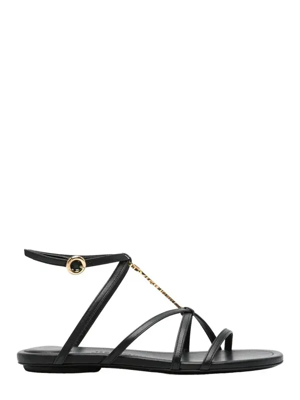 Jacquemus Les Sandales Pralu Leather Sandals - Black