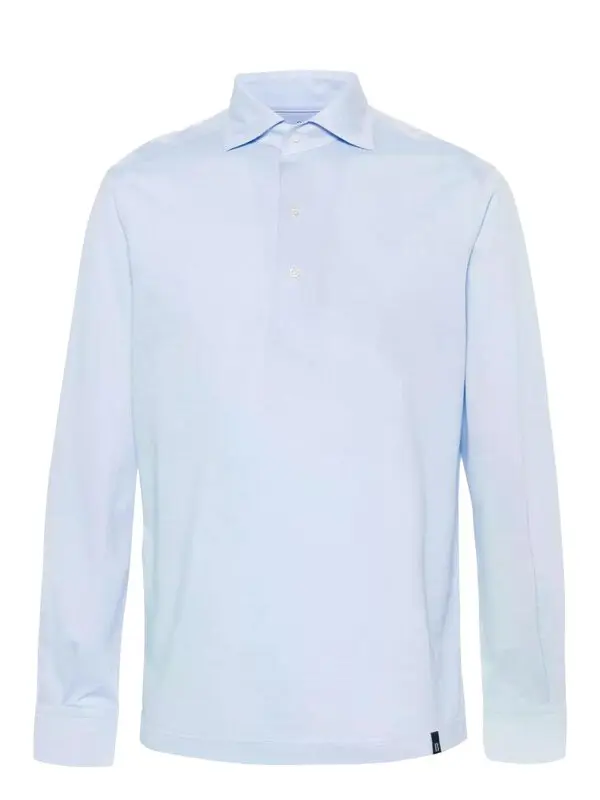 Boggi Milano Logo-tag Polo Shirt - Blue