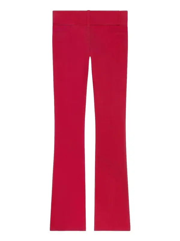 COURREGES Bootcut Trousers - Red