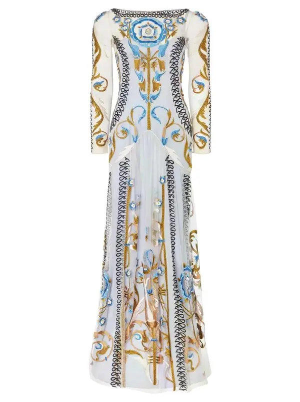 TEMPERLEY LONDON Alessia Maxi Dress - Blue