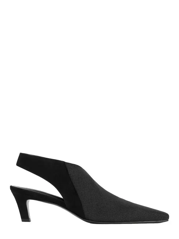 TOTEME 50mm Suede Pumps - Black