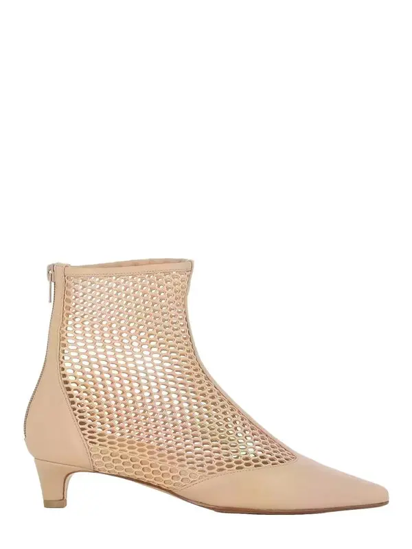 ANTONIO BARBATO MAESTRI VENEZIANI Hanna Mesh Ankle Boots - Neutrals