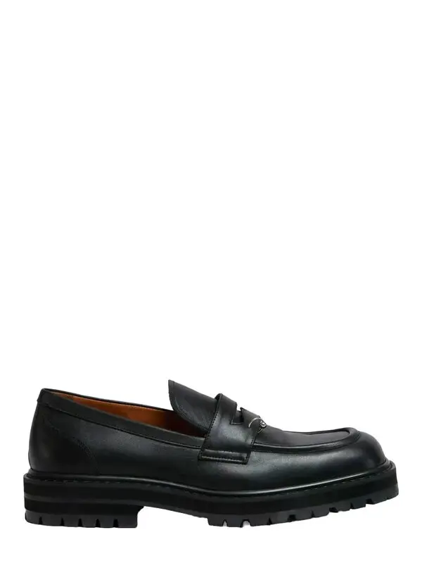 Marni Ring Embellishment Loafers - Black
