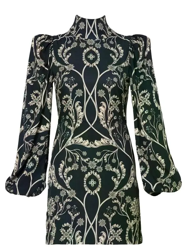Agua Bendita Guaba Gema Mini Dress - Black