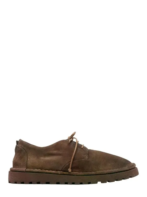 Marsèll Sancrispa Alta Suede Derby Shoes - Brown