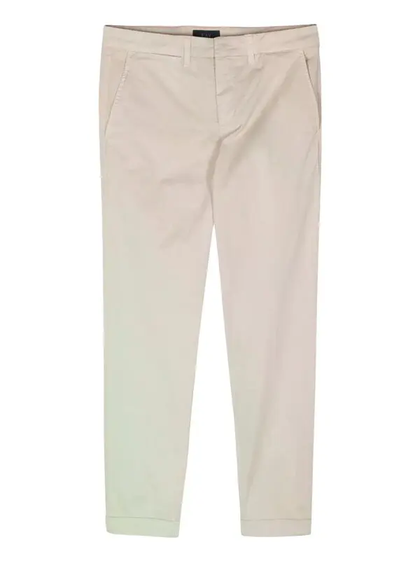 FAY Capri Straight-leg Trousers - Neutrals