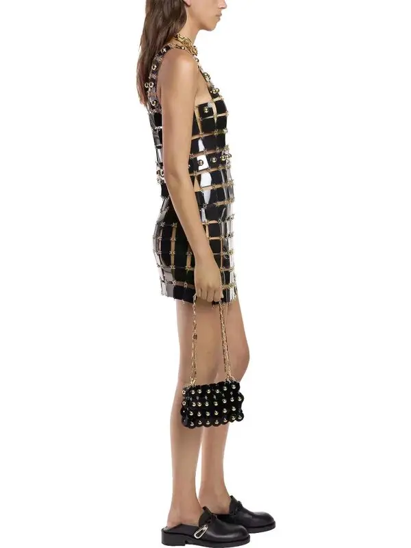 Rabanne Stud-detailed Minidress - Black