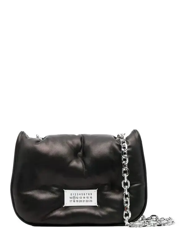 MAISON MARGIELA Glam Slam Flap Shoulder Bag - Black