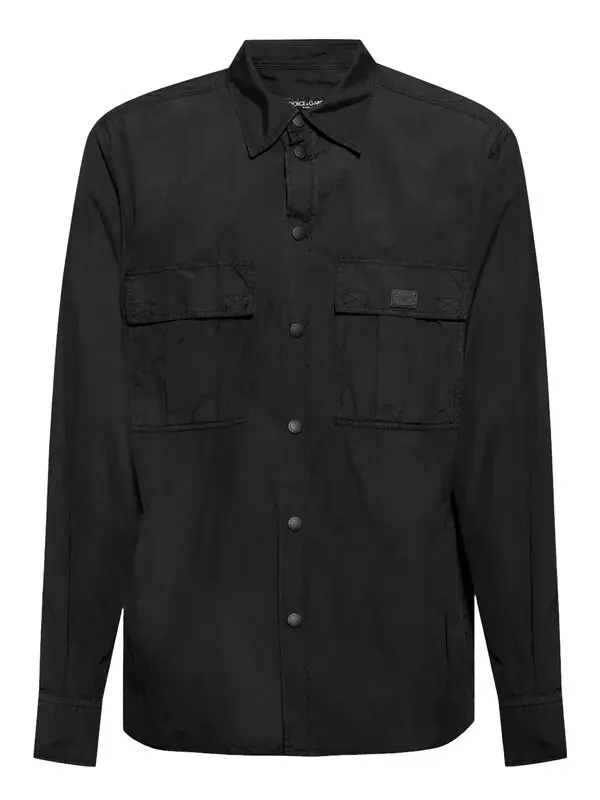 Dolce & Gabbana Cargo Pockets Shirt - Black