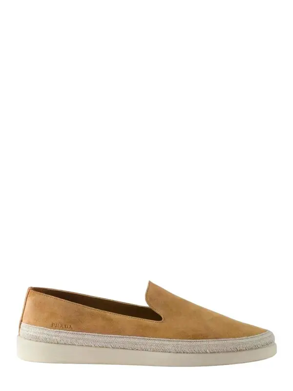 Prada Suede Loafers - Brown