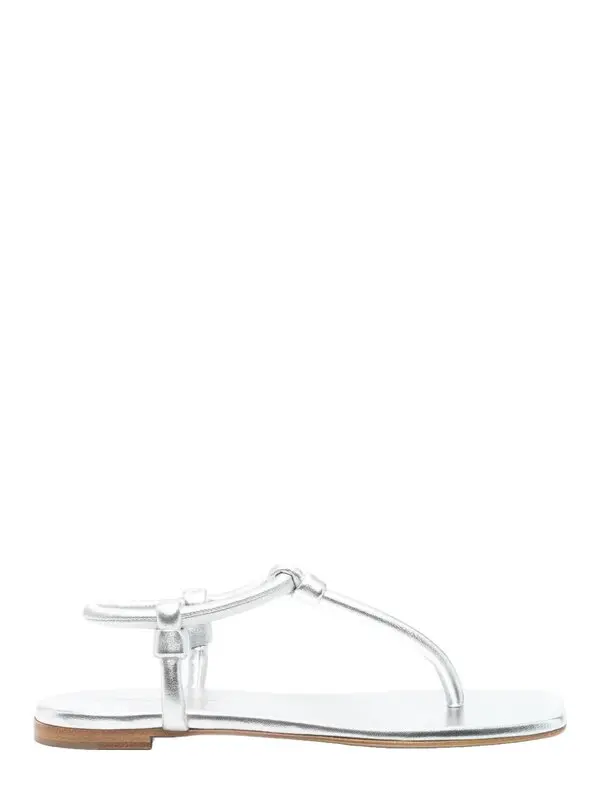 GIANVITO ROSSI Juno Sandals - Silver