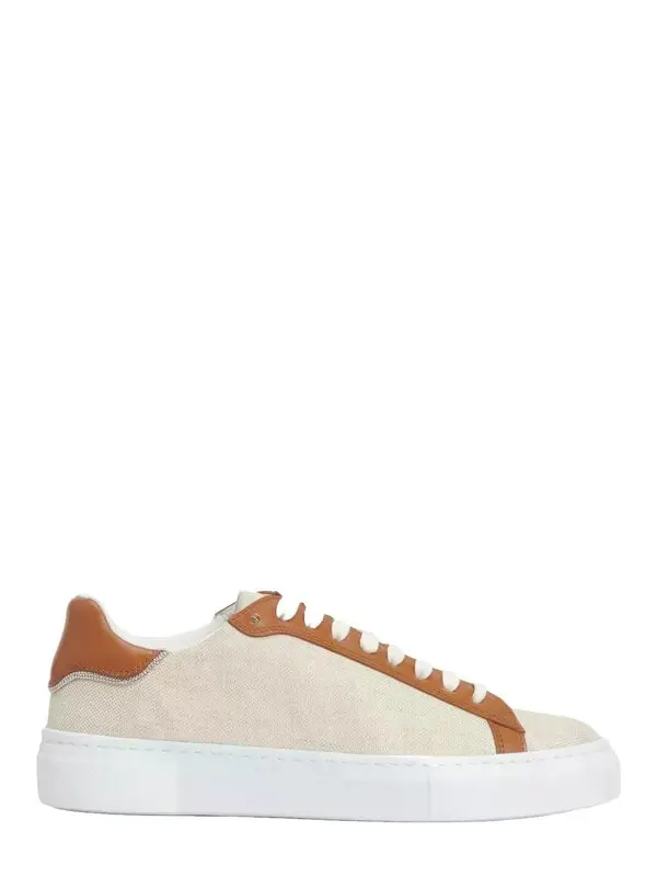 Fabiana Filippi Lace-up Two-tone Sneakers - Neutrals