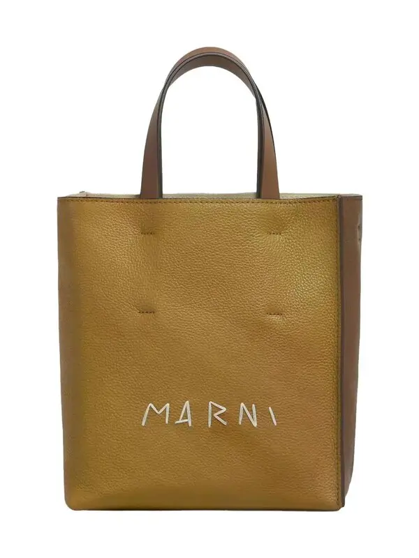 Marni Mini Museo Tote Bag - Neutrals
