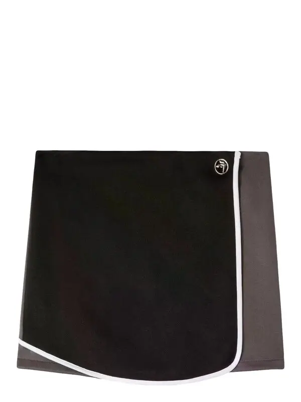 AMBUSH Layered Pleated Miniskirt - Black