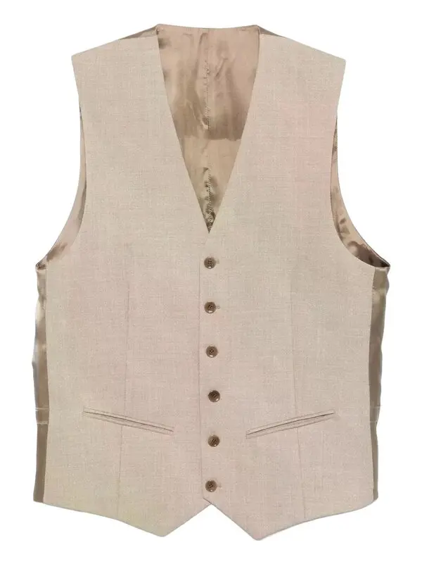 FURSAC Mélange-effect Waistcoat - Neutrals