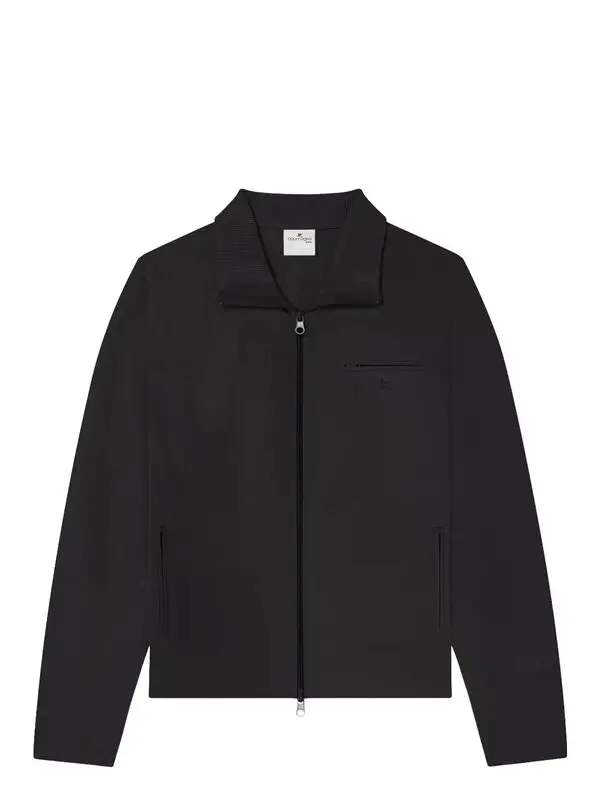 COURREGES Interlock Zip-up Shirt Jacket - Black