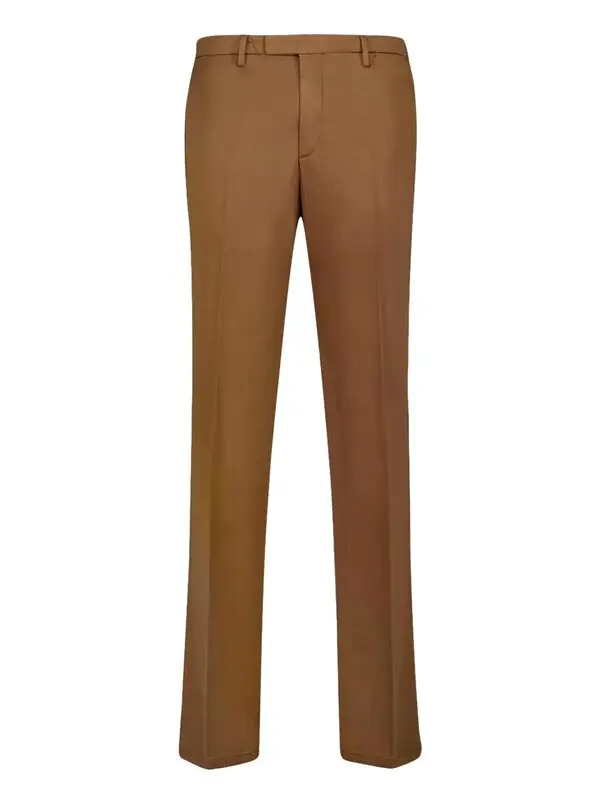 Boglioli Stretch-cotton Tailored Pants - Brown