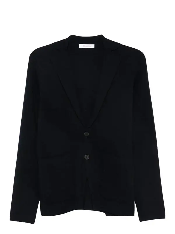 CRUCIANI Wool Cardigan - Blue