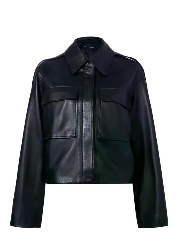 Proenza Schouler Dylan Leather Jacket - Black