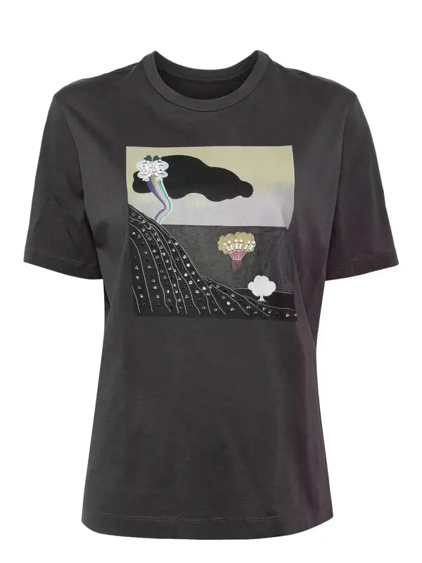 JNBY Printed Short-sleeve T-shirt - Grey