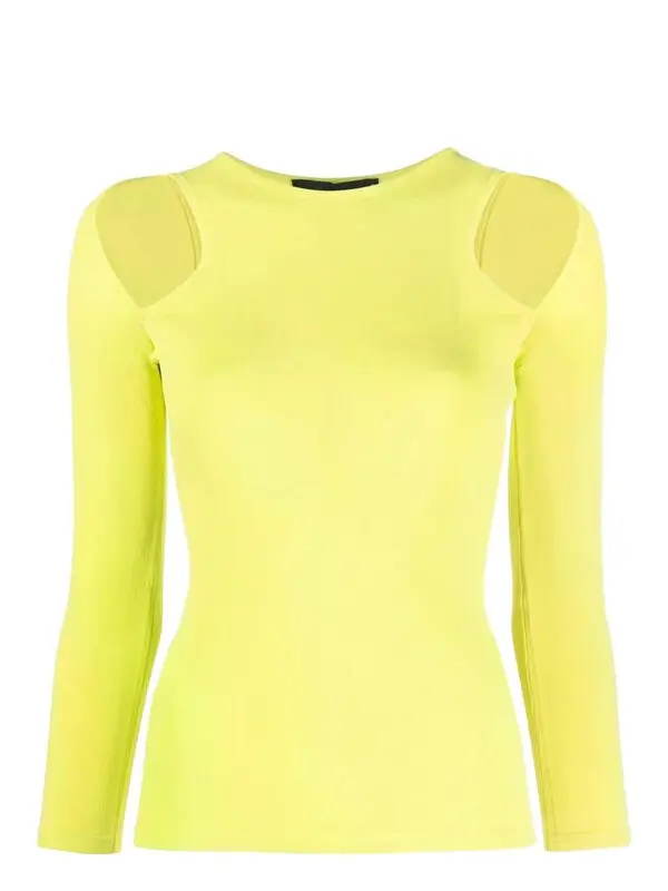 Dsquared2 Cut-out Knit Top - Yellow