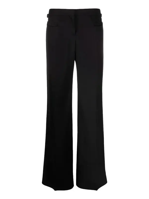 TOM FORD Wool Straight-leg Trousers - Black