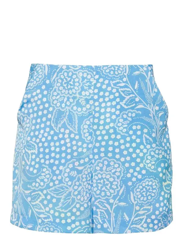 BAMBAH Azalea High-waisted Shorts - Blue