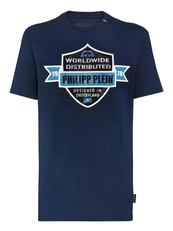 Philipp Plein Pp Crest T-shirt - Blue