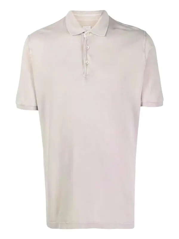 Fedeli Short-sleeve Polo Shirt - Neutrals