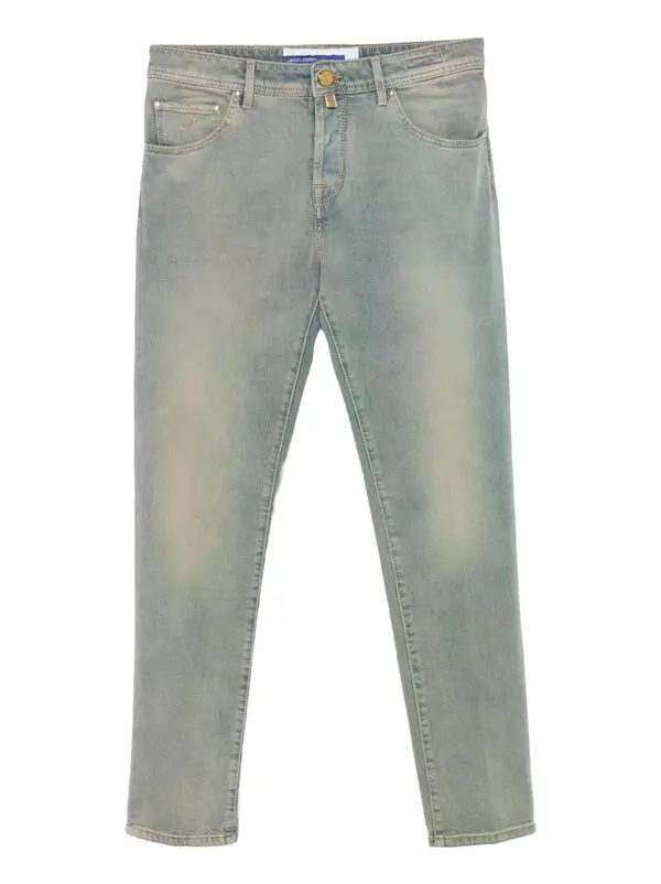 Jacob Cohen Scott Slim-cut Cropped Jeans - Blue